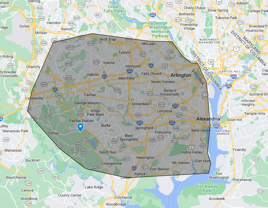 About Service Area - Image Works Landscaping
