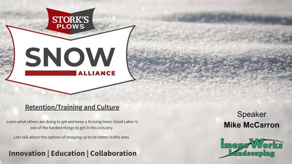 Snow pros, it's time to connect! - Image Works Landscaping